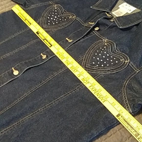 Quacker Factory | Jackets & Coats | Quacker Factory Denim Jacket With ...